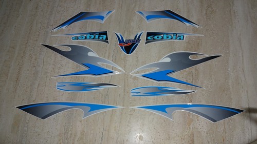 Dinli GENUINE 50cc OEM DL503 COBIA COMPLETE BODY DECAL STICKER KIT NEW ...