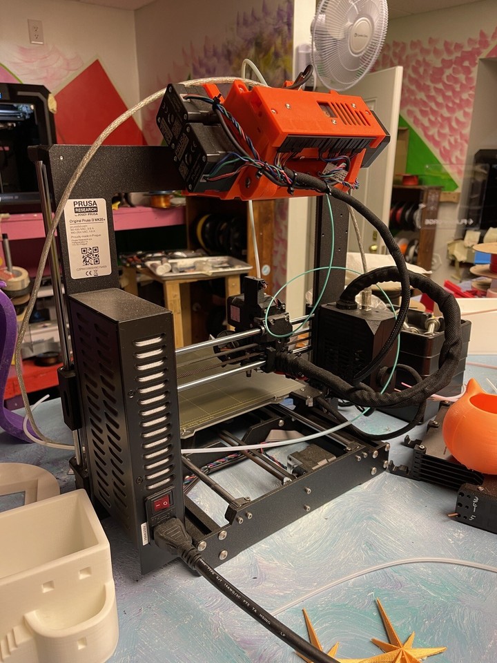 Original Prusa i3 MK3 3d Printer, MMU2s Multi Material Package Open Box ...