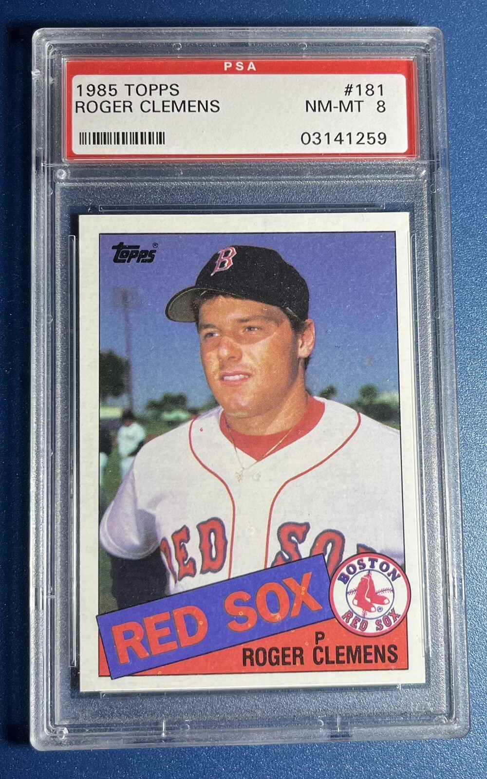 1985 Topps Roger Clemens Rookie #181 PSA 8 Near Mint - Mint | eBay