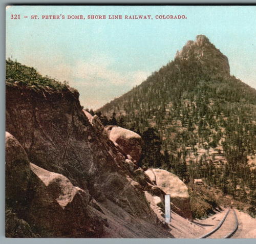 ST.PETER'S DOME C.C. ShortLine RailWay Colorado,Colo Vintage RR ...