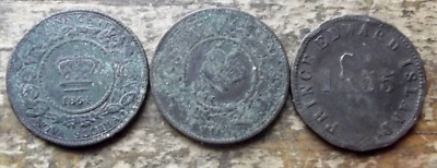 3X LOW GRADE COLONIAL TOKENS LOT BBY | eBay
