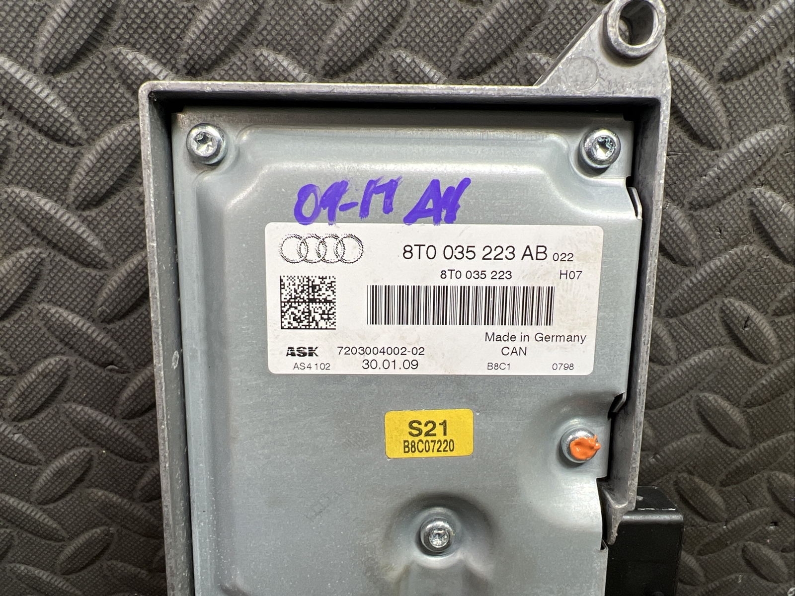 💥OEM 2008-2012 AUDI 8T A5 S5 A4 RADIO AUDIO AMPLIFIER MODULE 8T0 035 ...