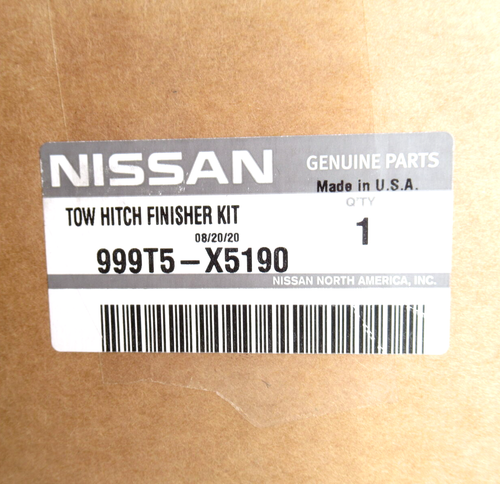 Genuine OEM Nissan 999T5-X5190 Rear Tow Hitch Finisher 2017-2020 ...