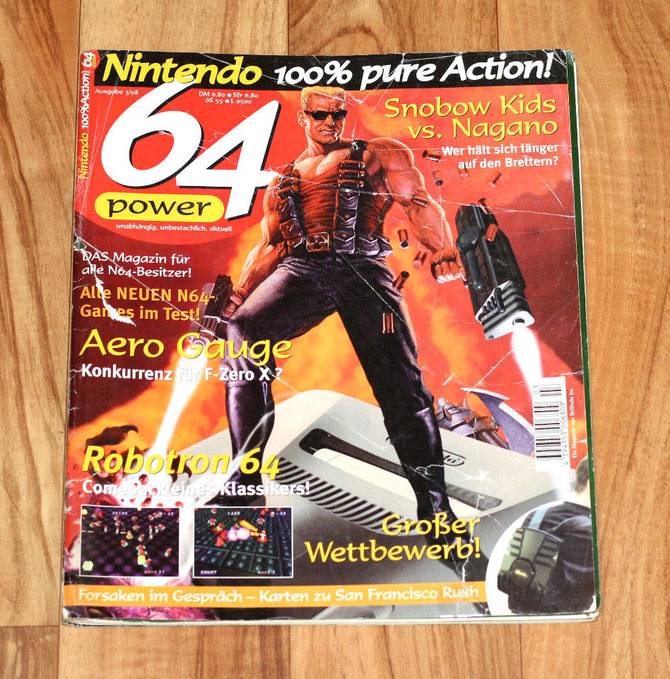 1998 Nintendo 64 Magazine Duke Nukem Zelda Ocarina of Time F-Zero X ...