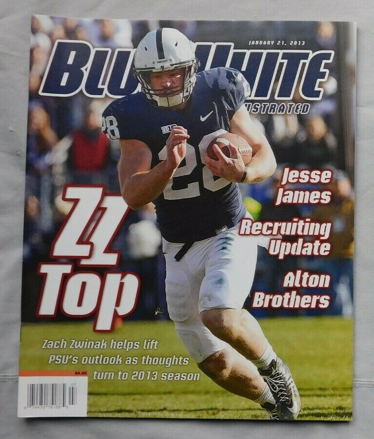 January 21 2103 BLUE & WHITE Illustrated ZACH ZWINAK | eBay