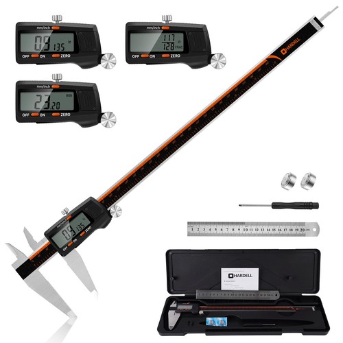 Digital Caliper 12 Inch,Caliper Measuring Tool with Large LCD Screen ...