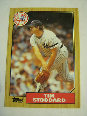 1987 Topps #788 Tim Stoddard Baseball Card, Very Good Condition (EB1-32 ...