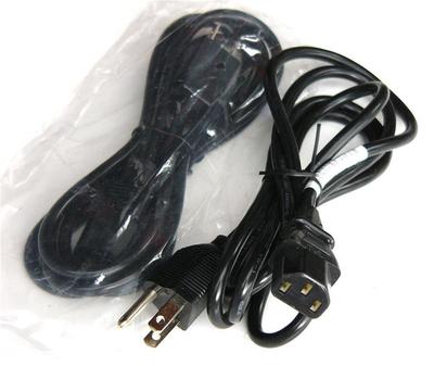 Lot of 100 NEW 6ft Standard AC Male Power Cord Cable Monitor Computer ...