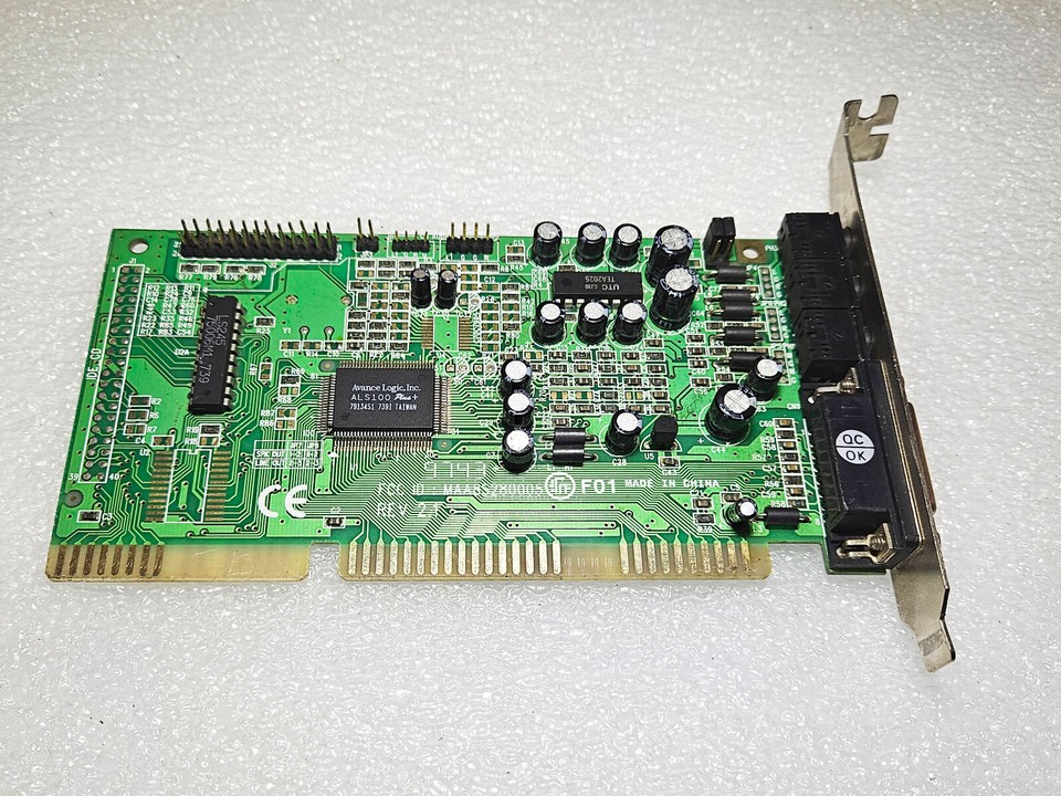 Avance Logic ALS100 Plus+ Audio Sound Card - ISA Slot | eBay