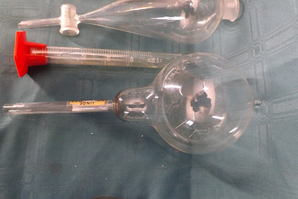 Vintage Lot Chemistry Laboratory Glassware Science Lab Glass Test ...