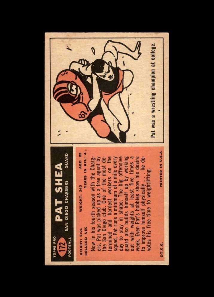 1965 Topps Set-Break #172 Pat Shea VG-VGEX *GMCARDS* | eBay