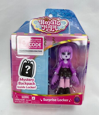 Royale High Roblox Game Surprise Locker Dark Purple Figure Mystery ...