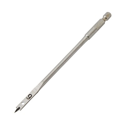 Draper Flat Wood Drill Bit 6mm Hex Shank Double Ground Tri Point 41475 ...