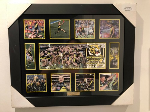 Richmond Tigers 2019 AFL Premiership Limited Edition Memorabilia Frame ...