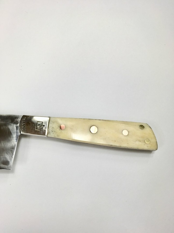 Large Jewish Kosher Chalef, Vintage Slaughter Knife, Daakas Shechita ...