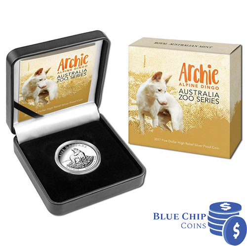 2017 $5 Archie Alpine Dingo High Relief 1oz Silver Proof Coin | eBay