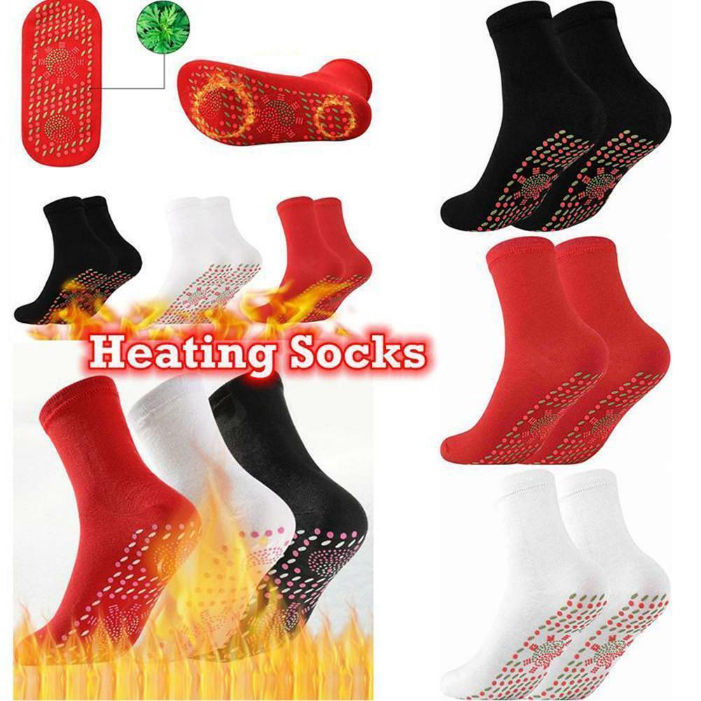 Self Heating Tourmaline Magnetic Therapy Health Socks Fast Foot Pain ...