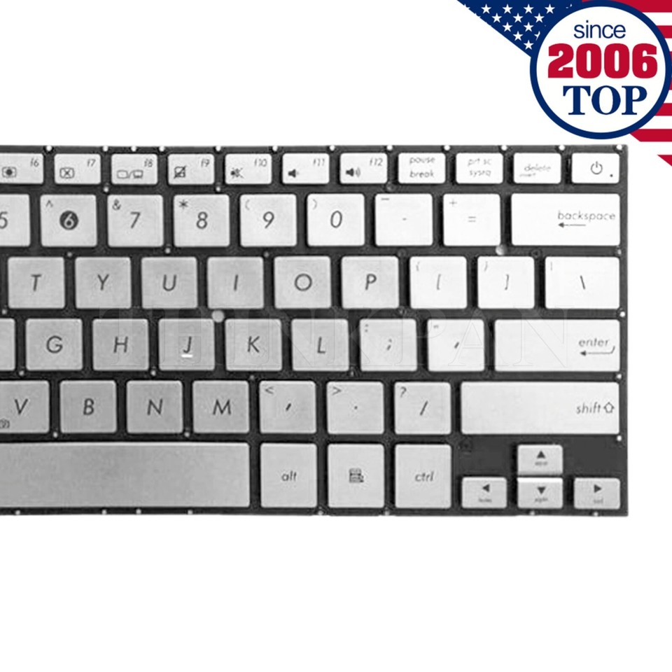 New US Keyboard For Asus UX31 UX31A UX31LA UX31E Silver No Backlit ...