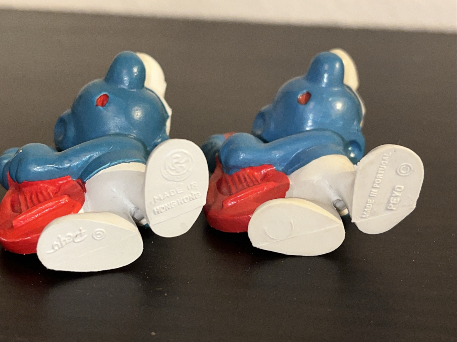 Smurfs Lute Smurf Guitar Lyre Vintage Music Figure Rare PVC Figurine ...