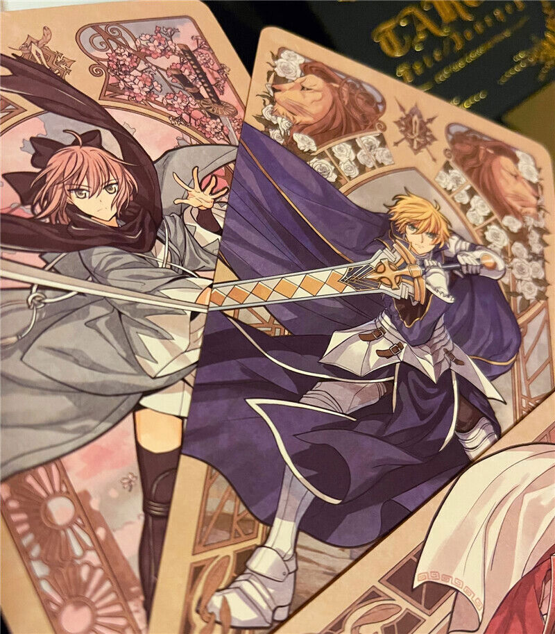 Anime FGO Fate Journey Tarot Cards Characters Collection 80 Piece Cards ...