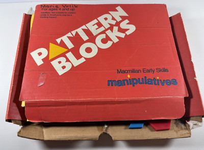 Macmillan Early Skills Manipulatives Pattern Blocks Set | eBay