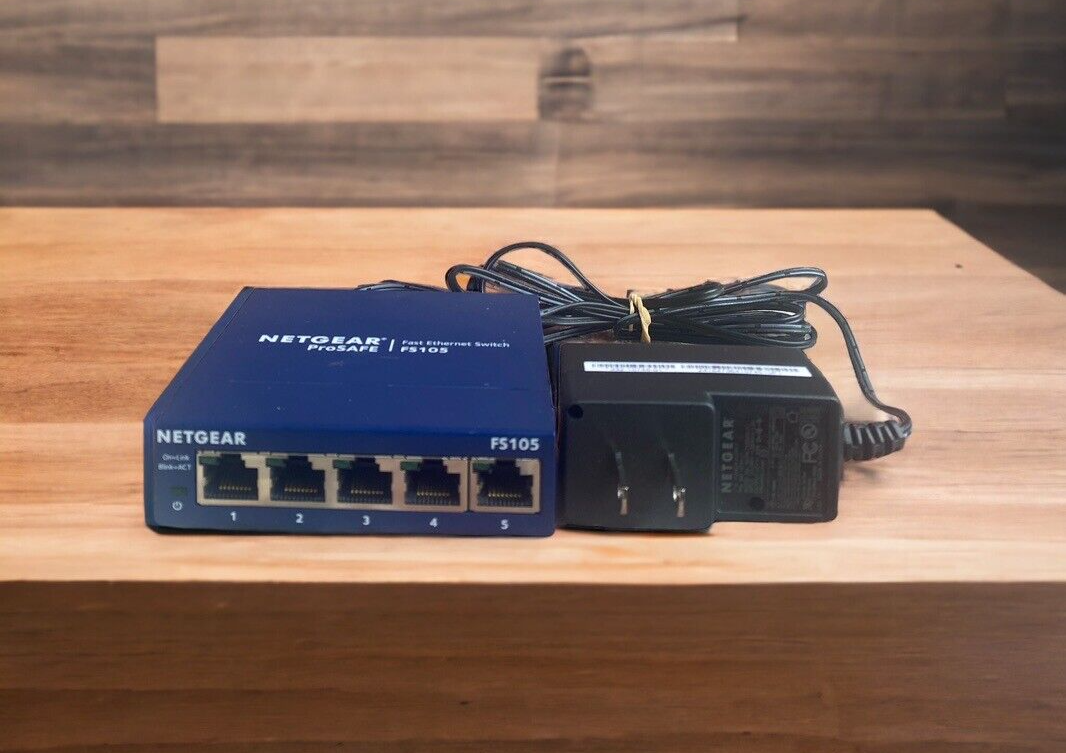 NETGEAR ProSafe (FS105) 5-Ports External Switch | eBay