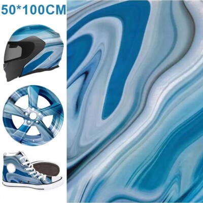 Hydrographic Water Transfer Film - Hydro Dipping Print - Blue Epoxy ...