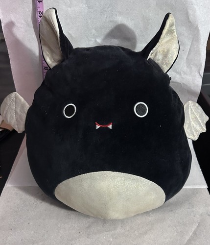 Emily Squishmallow Halloween Black Bat Sparkly Tummy | eBay