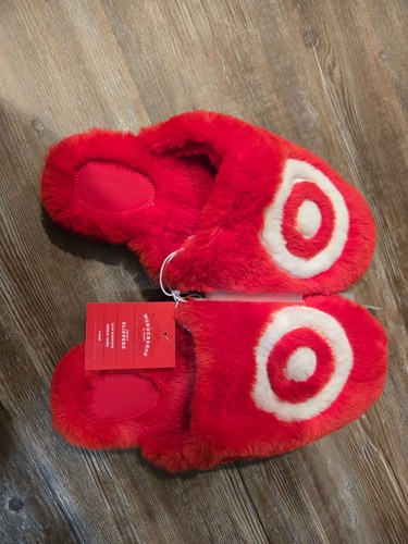 Wondershop Target Red Bullseye Slippers Unisex XL Men’s 9/10 Women’s 11 ...