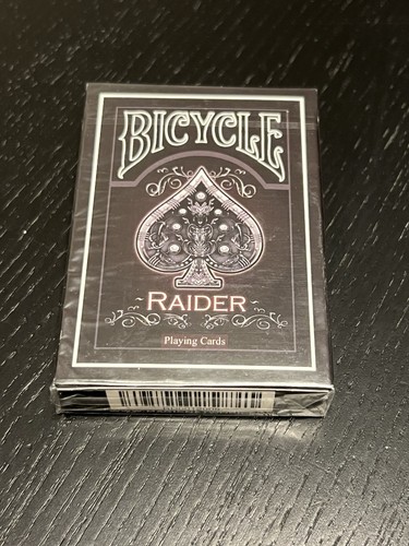 Bicycle Raider Black Deck Cincinnati Ohio Magic Network Playing Cards ...
