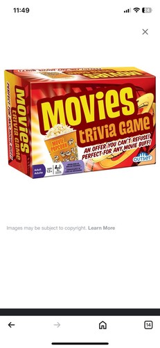 Awesome Movies Trivia Game Perfect for Movie Buffs - Outset 2016 Sealed ...