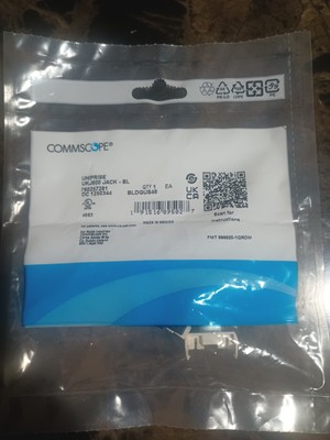 Commscope Uniprise UKJ600 BLUE Cat 6 Data Jack Lot Of 6 | eBay
