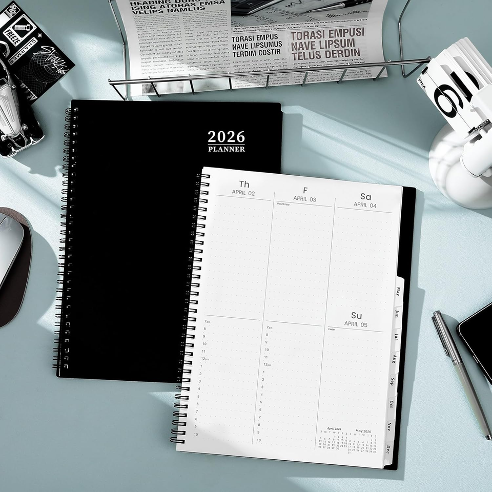 2026 Daily Planner - 2026 Appointment Book, Dotted Notebook, JAN. 2026 ...