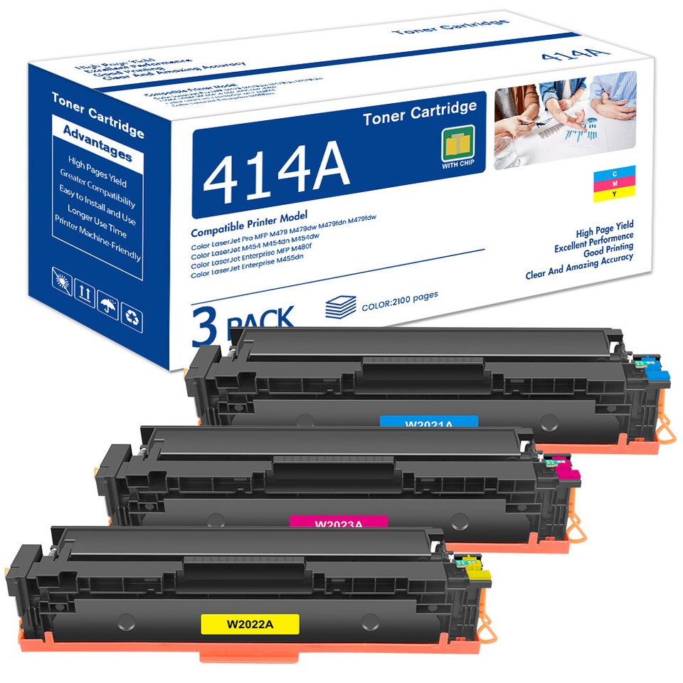 W2020A Toner WITH CHIP Compatible For HP 414A MFP M454dn M454dw M479 ...