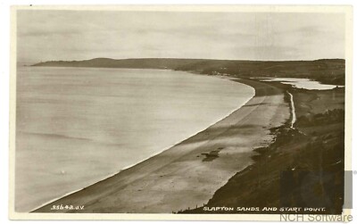 Slapton Sands and Start Point, Devon. RP postcard by Valentine, not ...