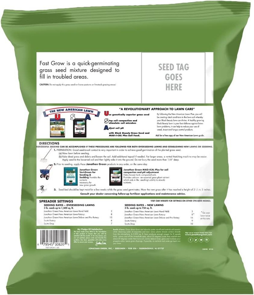 Fast Grow Grass Seed Mix for Sun And Shade Lawn Areas, 3 Pounds | eBay