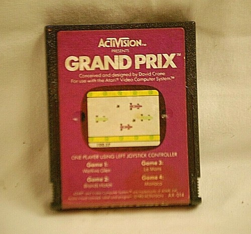 Grand Prix Atari 2600 Video GAME CARTRIDGE ONLY Activision AX014 Vntage ...