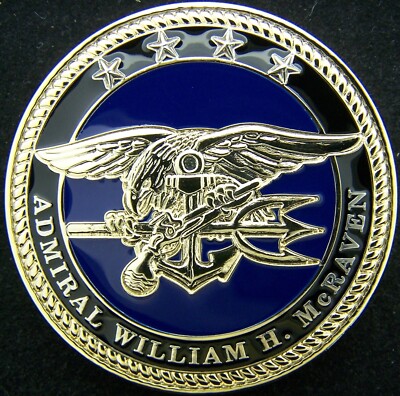 US Special Operations Command SOCOM Commander General McRaven Challenge ...