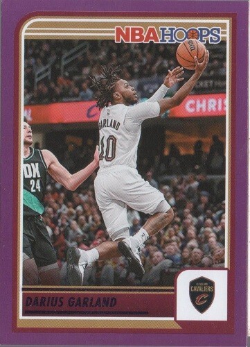 2023-24 Panini NBA Hoops "PURPLE Parallel" Darius Garland #71 | eBay