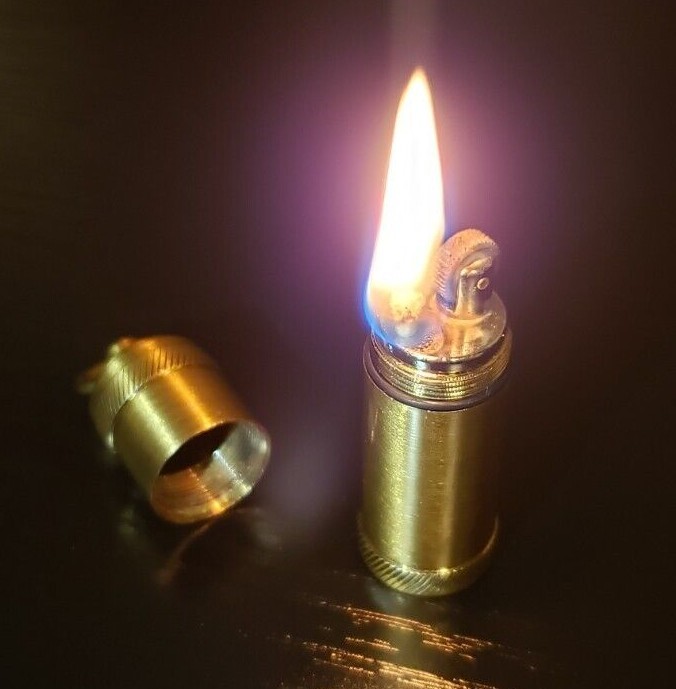 WW2 GERMAN STYLE LIGHTER Lighter Fluid Saves Fuel Vintage Trench ...