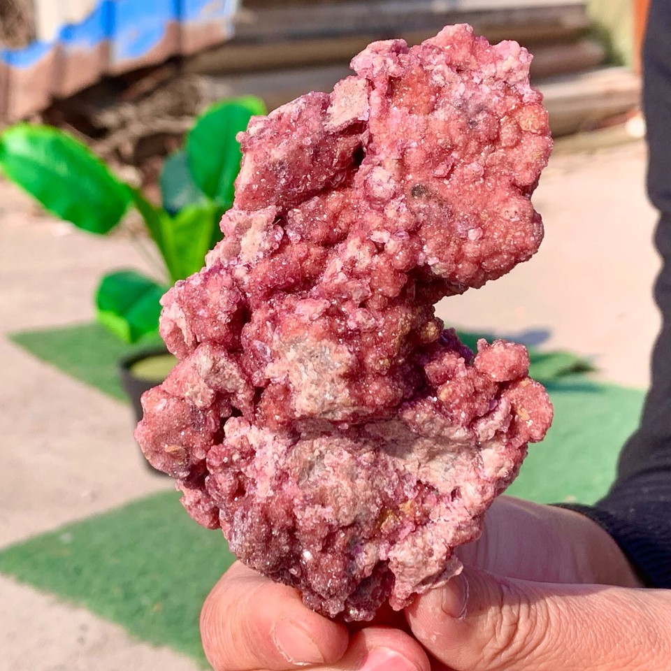 239g Natural Purple Pink Cobalt CobaltoCalcite Crystal Gemstone Rare ...