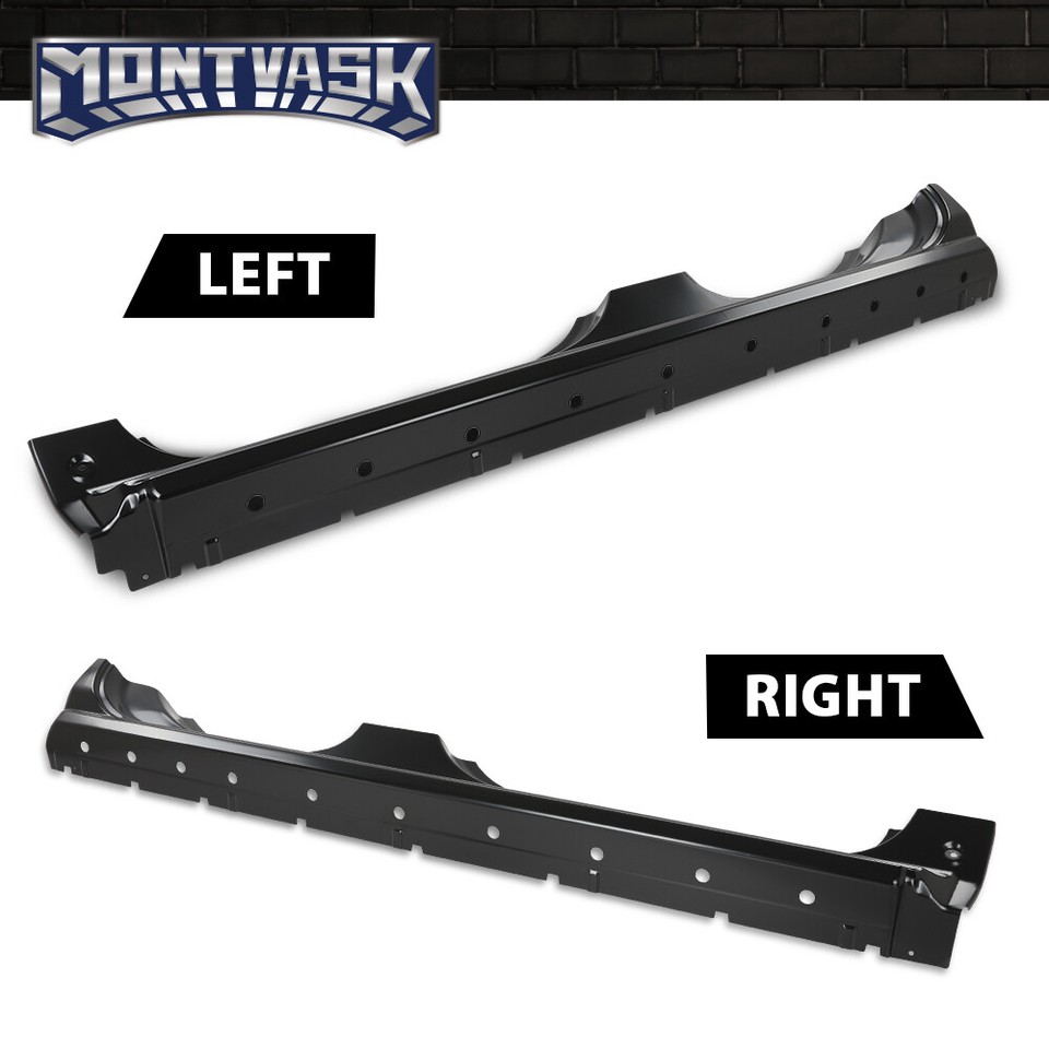 Fit For 2014-2018 Chevrolet Silverado/GMC Sierra Extended Cab Rocker ...