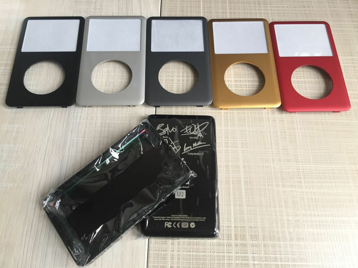 iPod Classic 6th 160GB U2 BLACK Back Case + Front Housing Case Cover ...