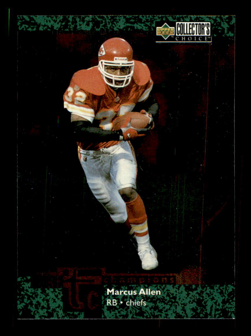 1997 Football Upper Deck Marcus Allen Kansas City Chiefs #TC21 | eBay