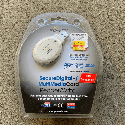 ProMaster Secure Digital/MultiMedia Card Reader/Writer Code 6384 *New ...
