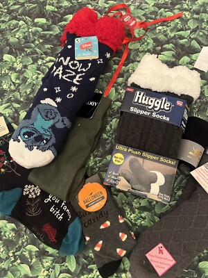 Sock Lot, Fun Socks For The Whole Family, Mens Women’s 7 Pair Warm ...