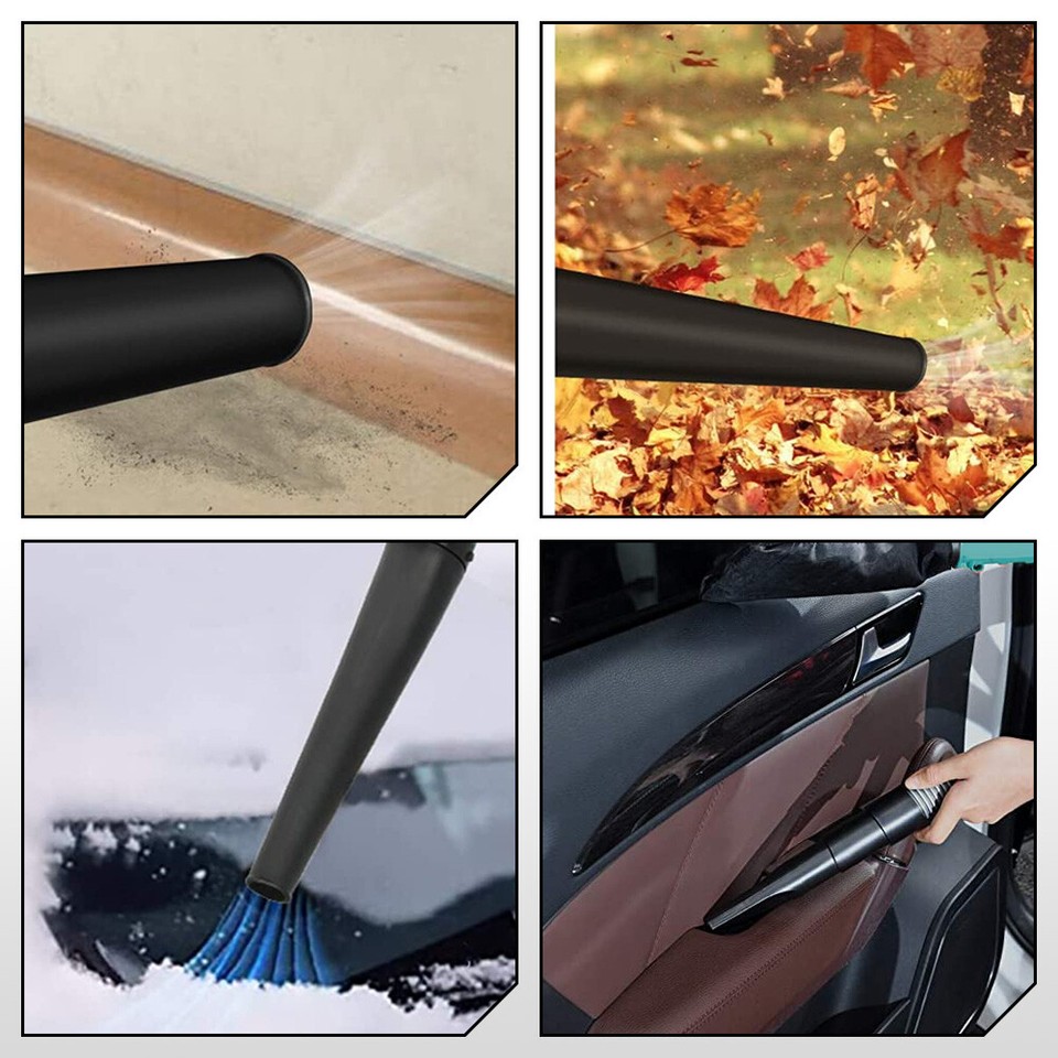 180 MPH Leaf Blower Cordless Mini Hand Electric Leaf Vacuum With 2 ...