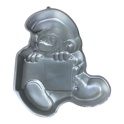 VINTAGE WILTON SMURF CAKE PAN 1983 502-4033 BAKING MOLD TIN 1983 | eBay