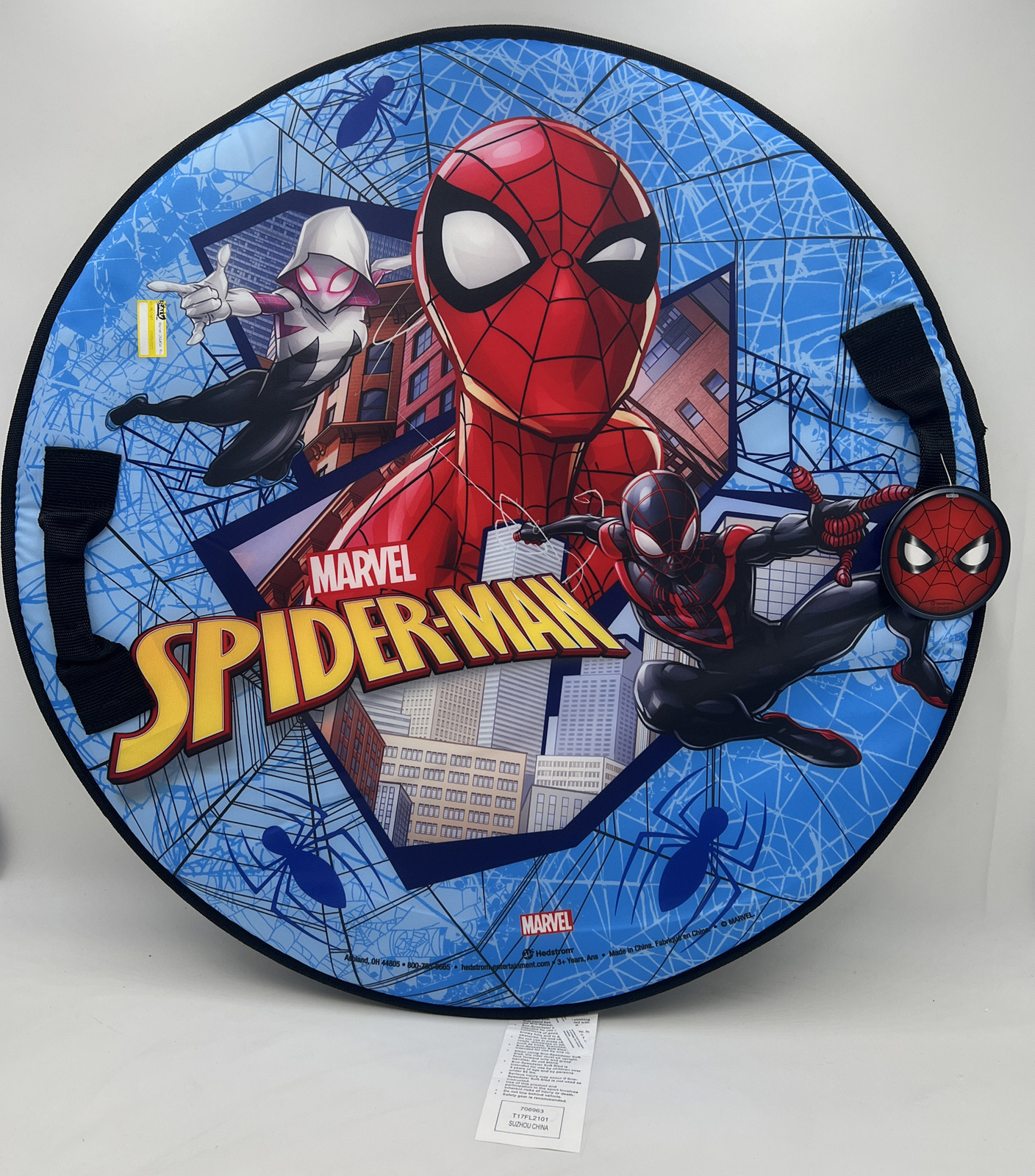 Marvel+26%22+Round+Snow+Spider-Man+Speedster+Sled for sale online | eBay