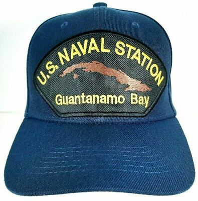 US Naval Station Guantanamo Bay Cuba Embroidered Patch Hat Baseball Cap ...